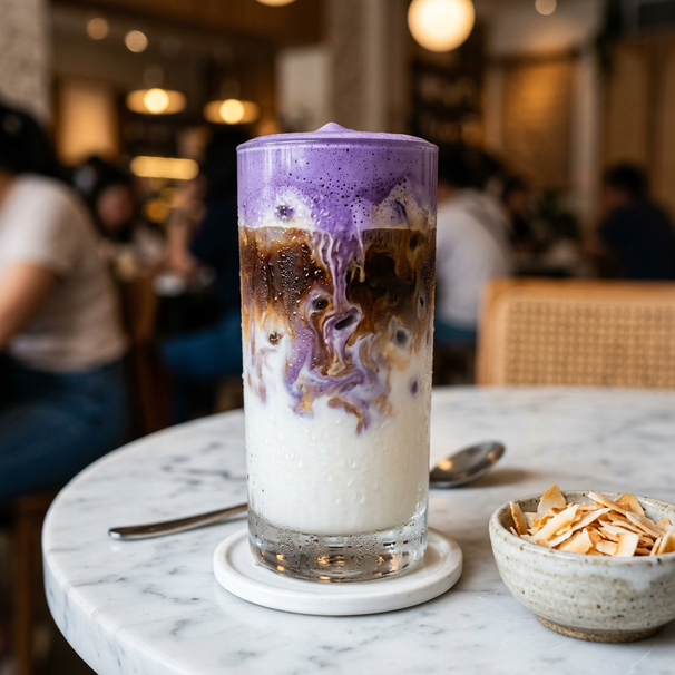 DIY Starbucks Ube Latte Recipe | Healthy Purple Cold Foam at Home – Ube ...