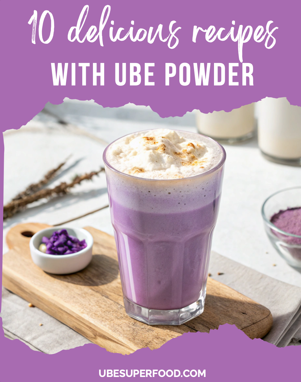 E-book : Top 10 Ube powder recipes – Ube Superfood