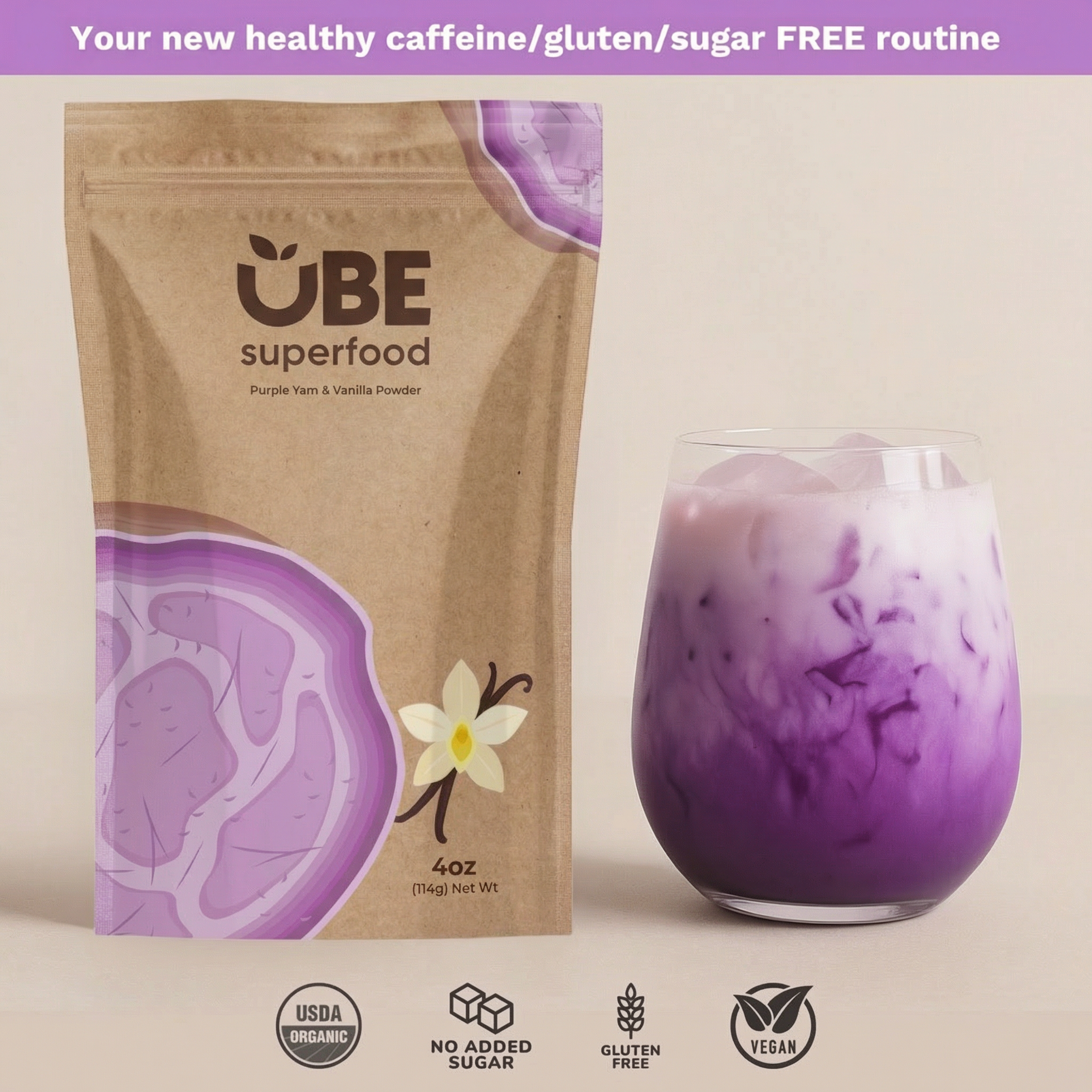 Premium Ube Powder - Perfect for Lattes, Baking & Smoothies – Ube Superfood