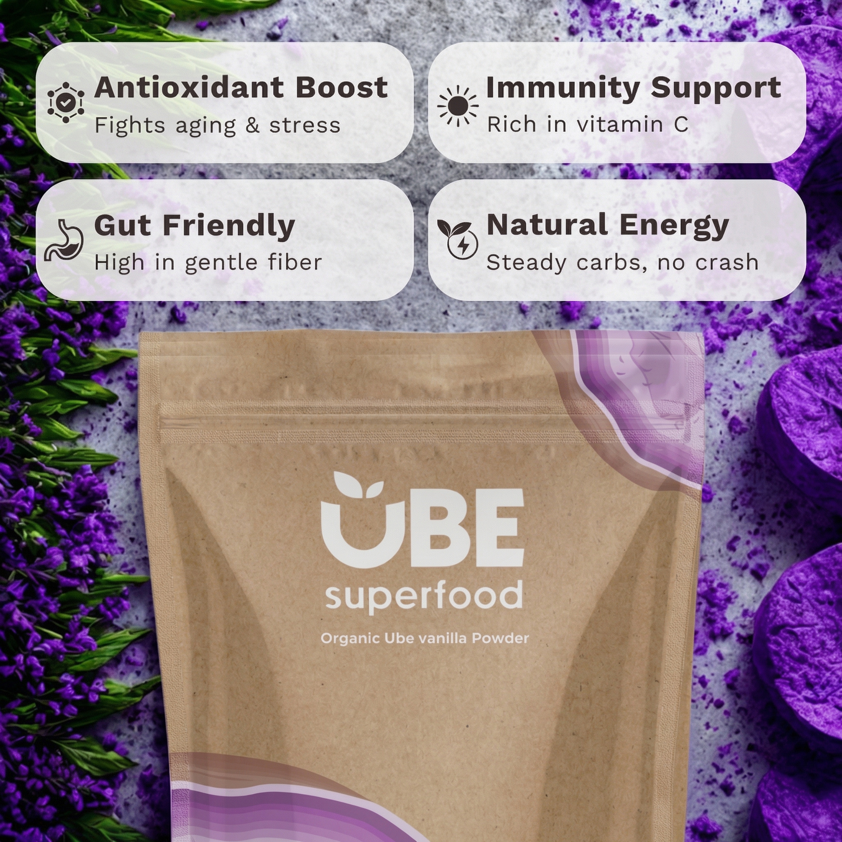 Premium Ube Powder - Perfect for Lattes, Baking & Smoothies – Ube Superfood