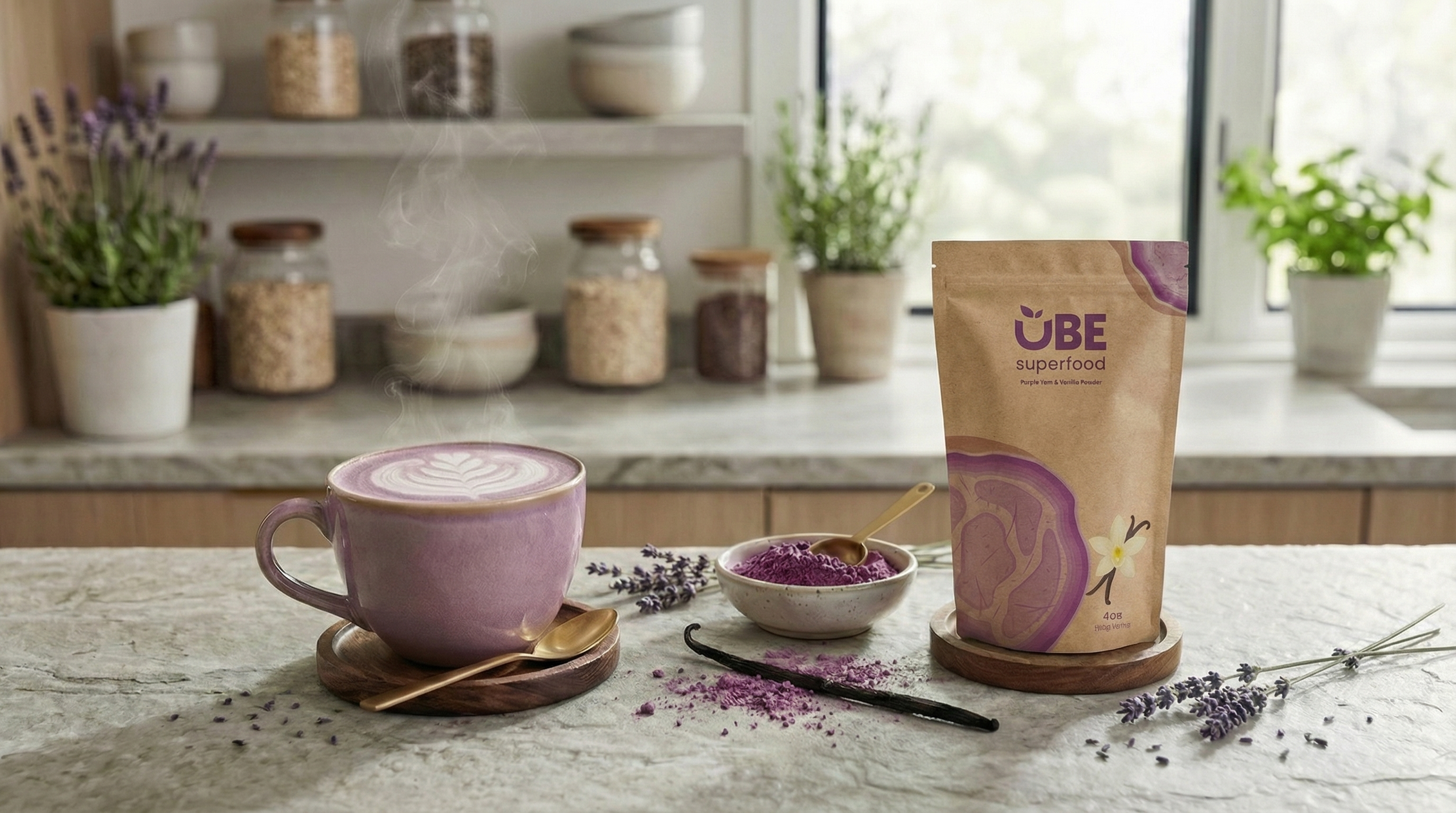 Ube Superfood | Organic Purple Yam Powder for Lattes & Baking